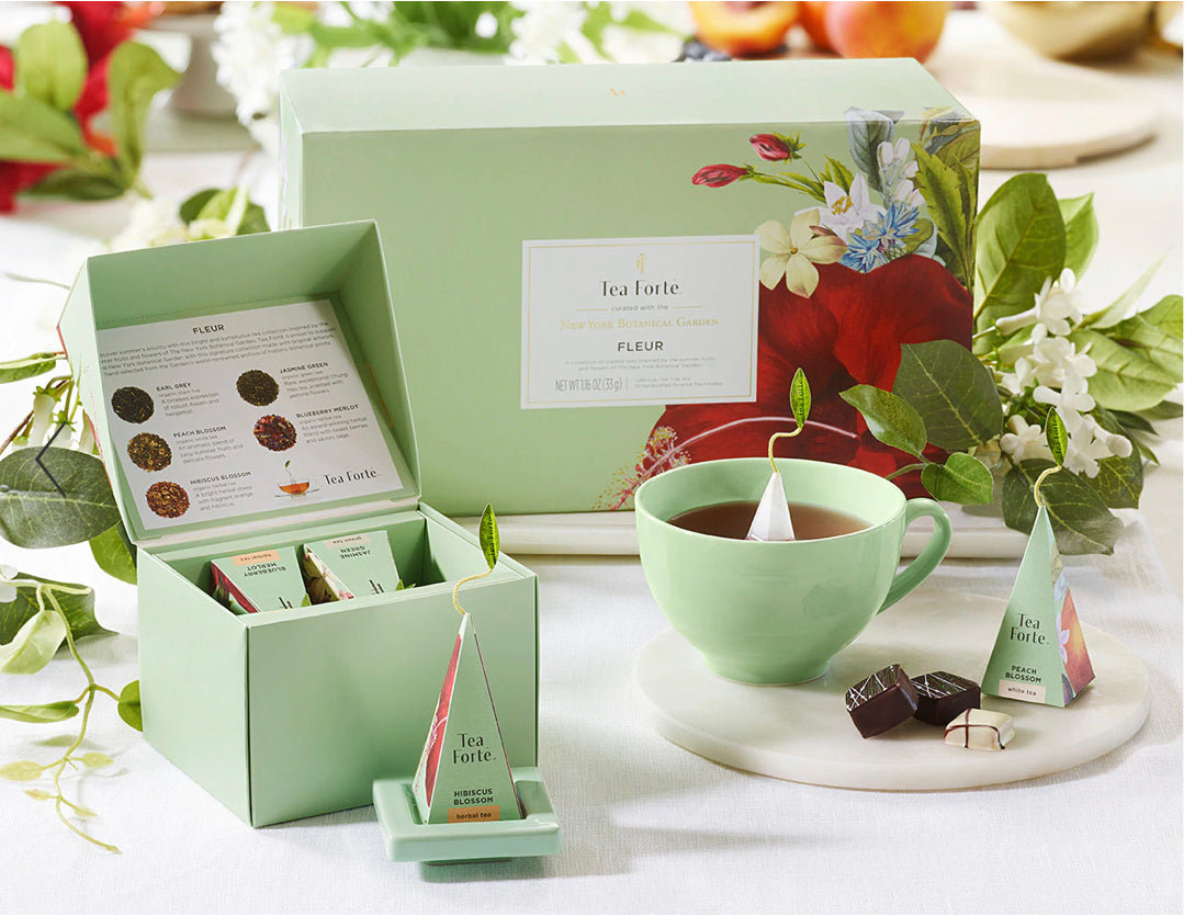 Fleur Tea forte Collection - mug and tea gift set – The Gathering Garden